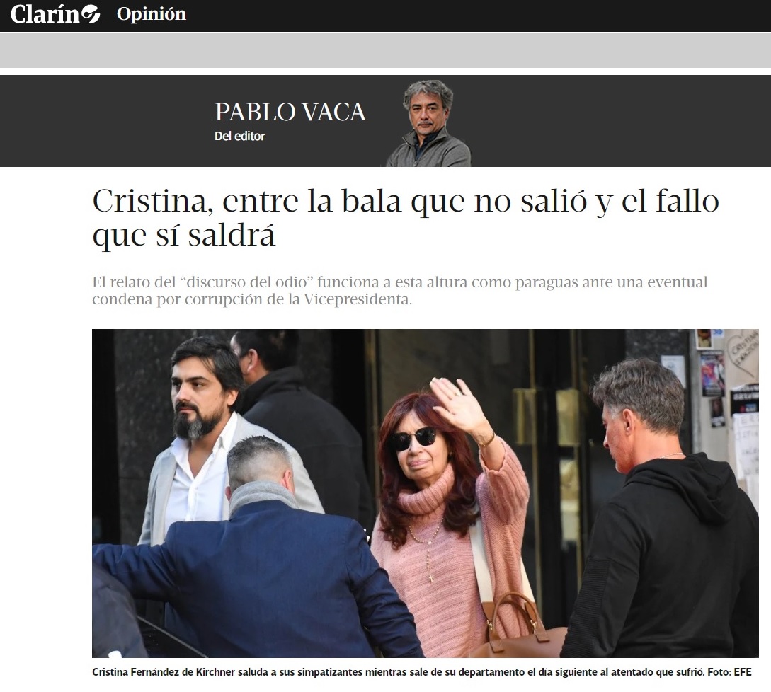 «La bala que no salió y el fallo que sí saldrá»: ocho frases del ...
